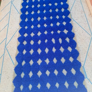 Moroccan Rug Runner Blue Handmade Runner Rug Pattern Rug Runner Morocan ...