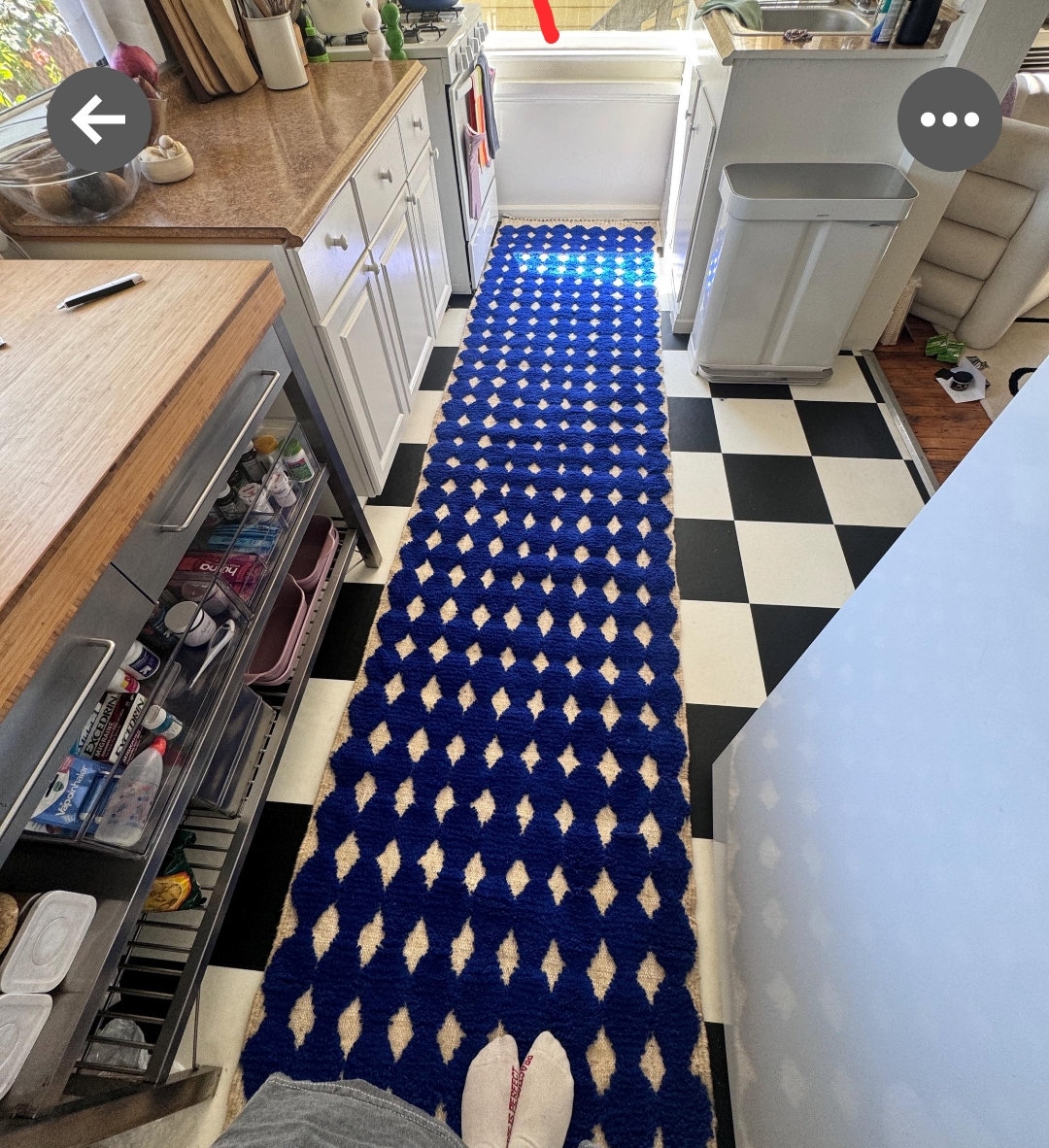 Moroccan Rug Runner Blue Handmade Runner Rug Pattern Rug Runner Morocan ...