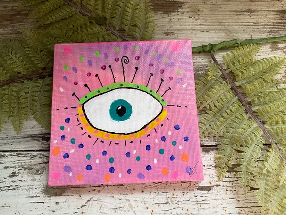 Acrylic Eye of Hope Mystical all seeing eye #2 Painting etna.com.pe