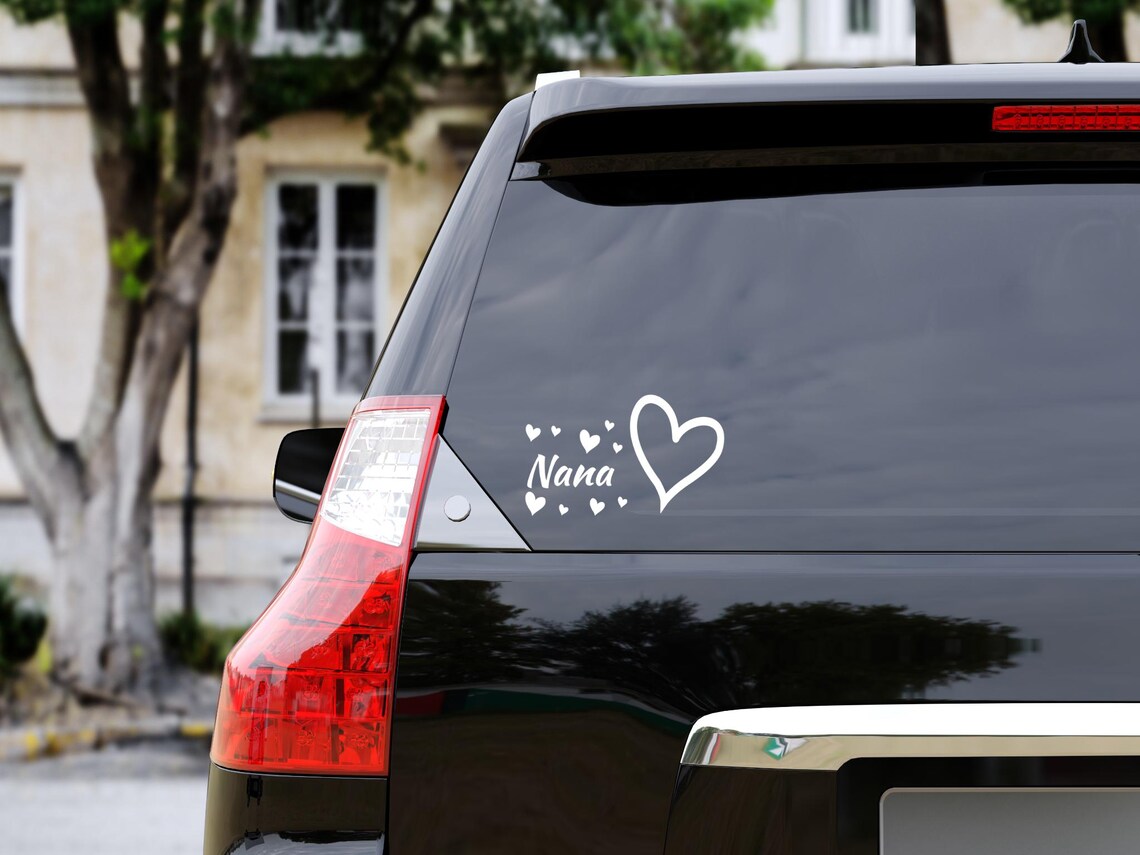 Nana Car Decal, Nana Window Decal, Grandmother Decal, Grandmother Gift ...