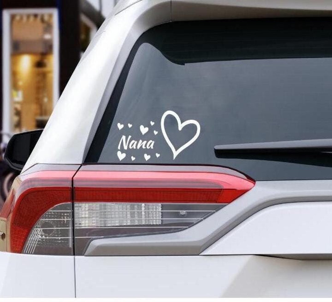 Nana Car Decal, Nana Window Decal, Grandmother Decal, Grandmother Gift ...