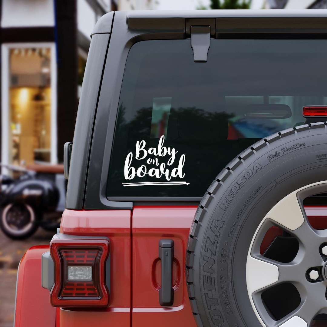 Baby on Board Vinyl Decal, Baby Car Decal, Precious Cargo Decal, Baby ...