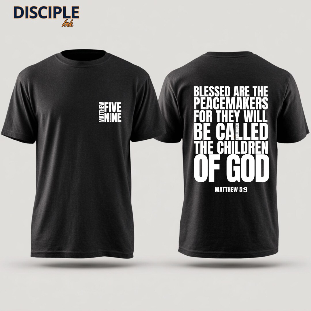 Christian Png | Matthew 5:9 Peacemaker PNG | Blessed Are the ...