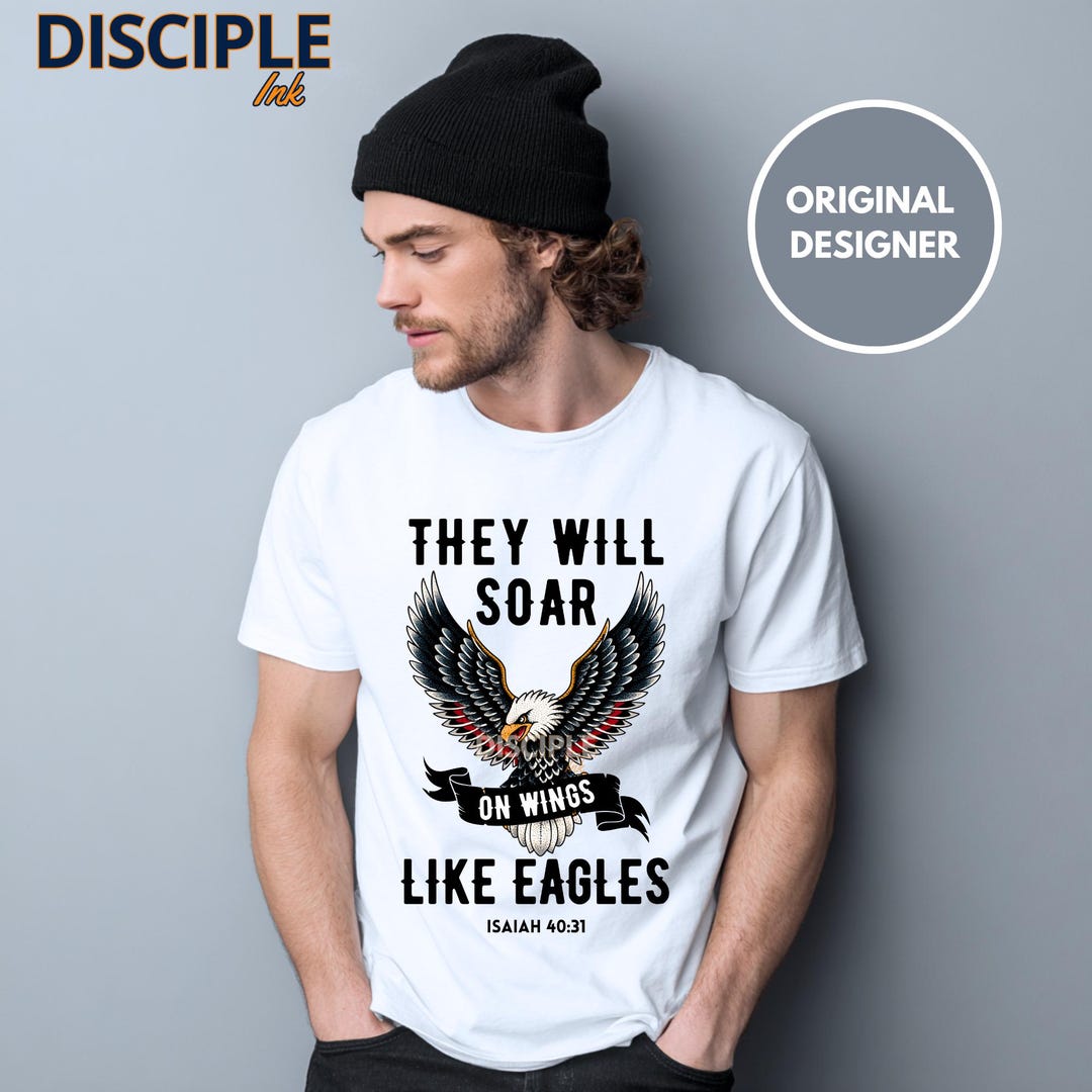 Soar on Wings Like Eagles Png – Isaiah 40:31 Christian PNG | Christian ...