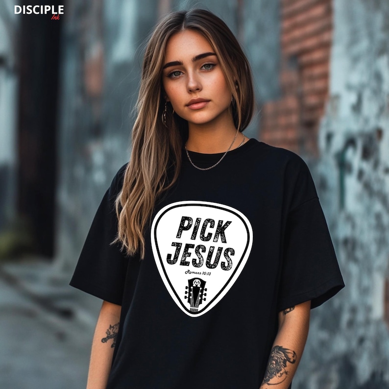Pick Jesus Png, Christian Music Shirts, Christian Png, Guitar Pick ...