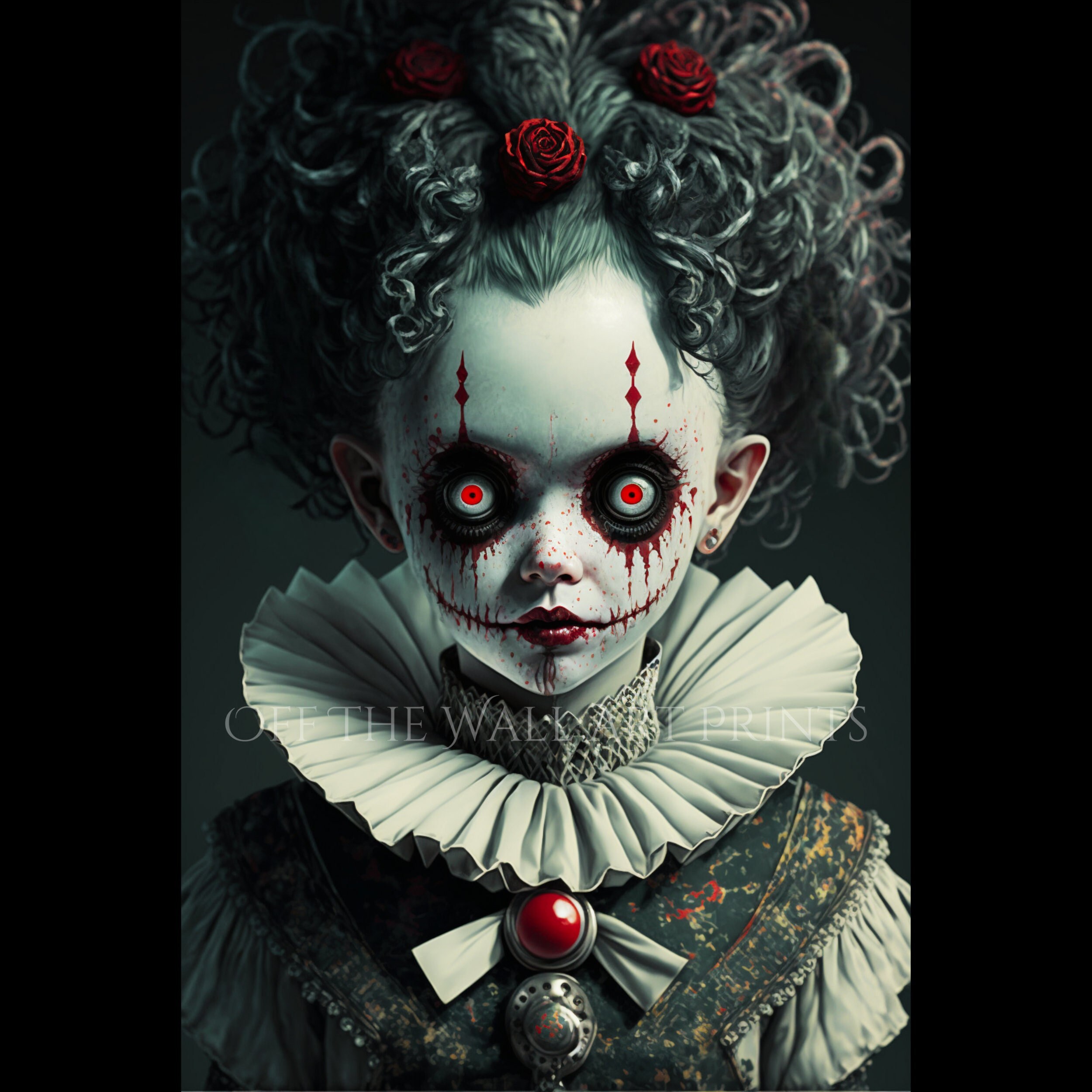 Horror Art Clown