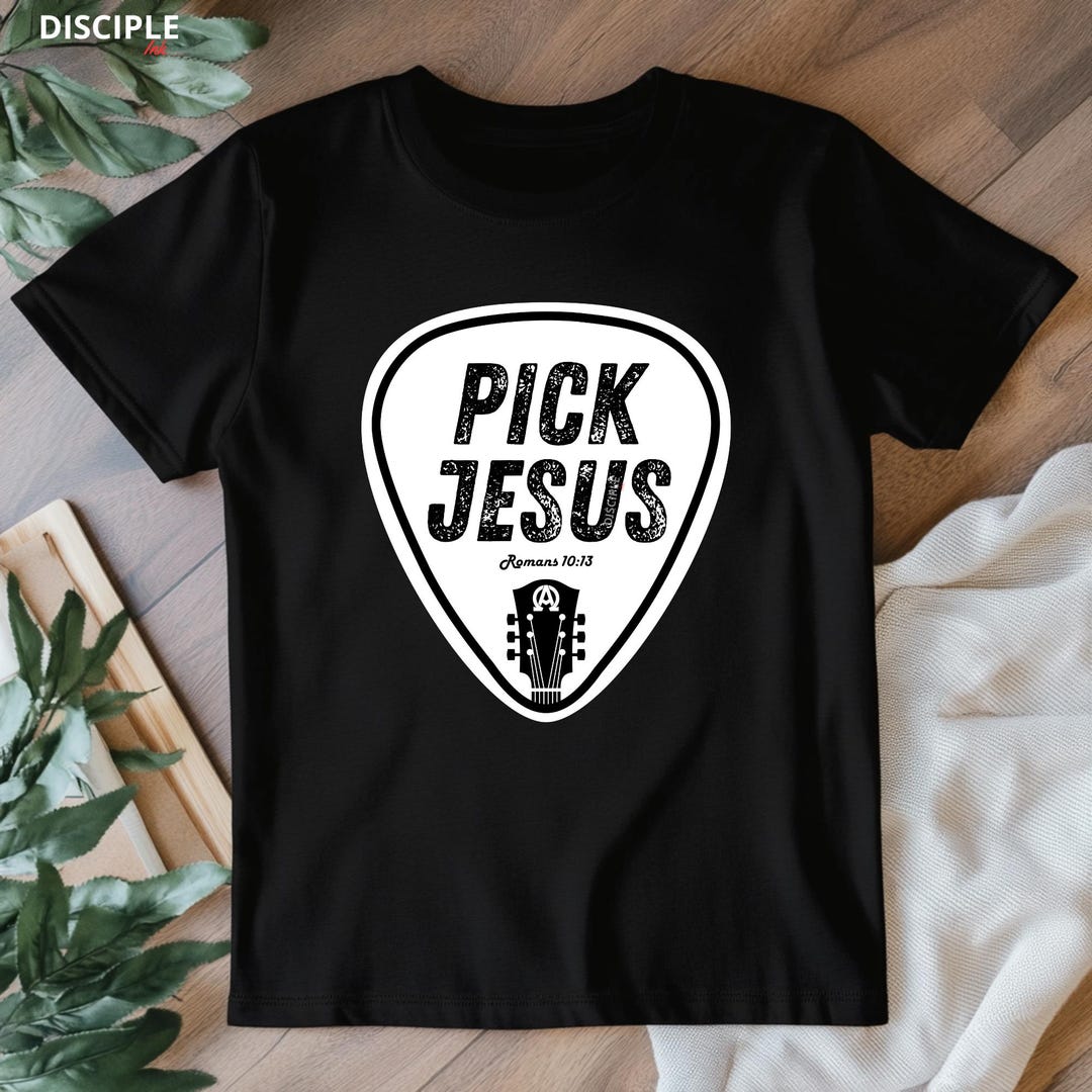 Pick Jesus Png, Christian Music Shirts, Christian Png, Guitar Pick ...