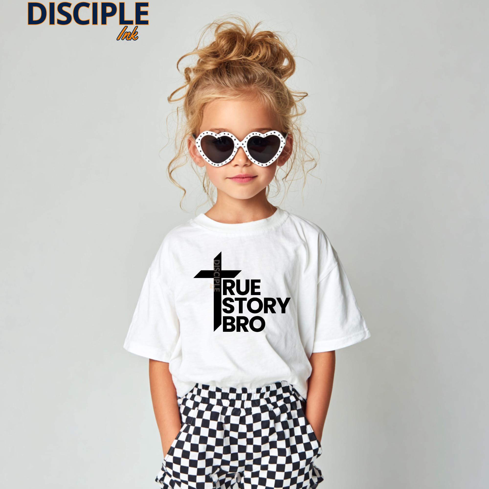 True Story Bro PNG | Christian Png Shirt Design for Kids | Christian ...