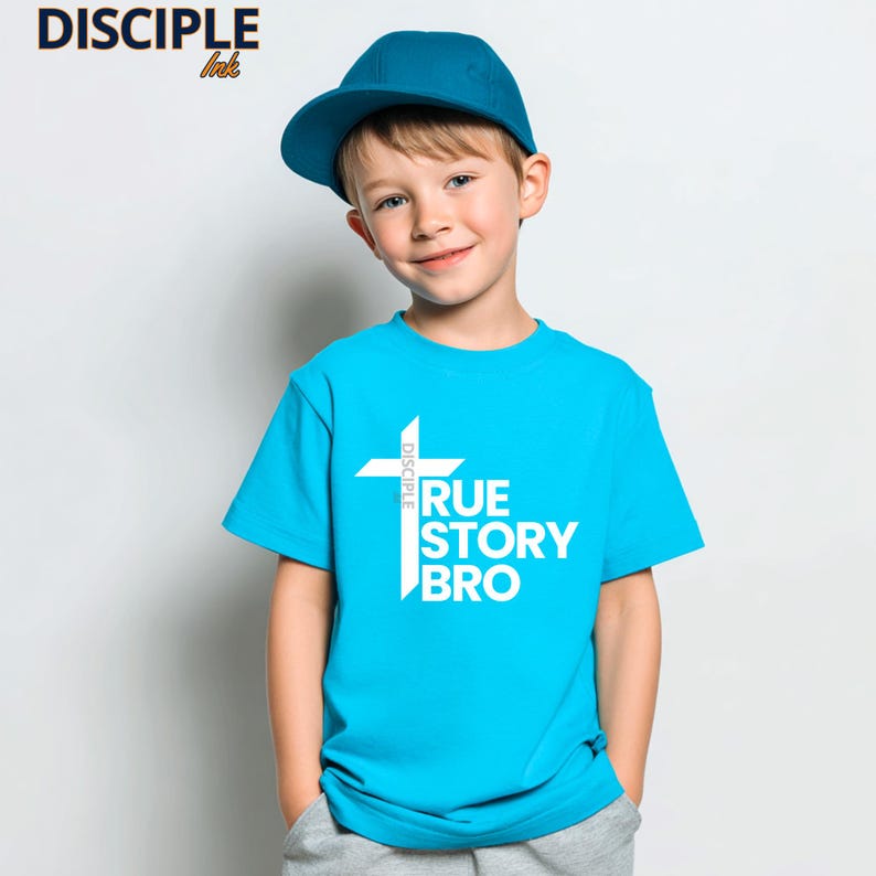 True Story Bro PNG | Christian Png Shirt Design for Kids | Christian ...