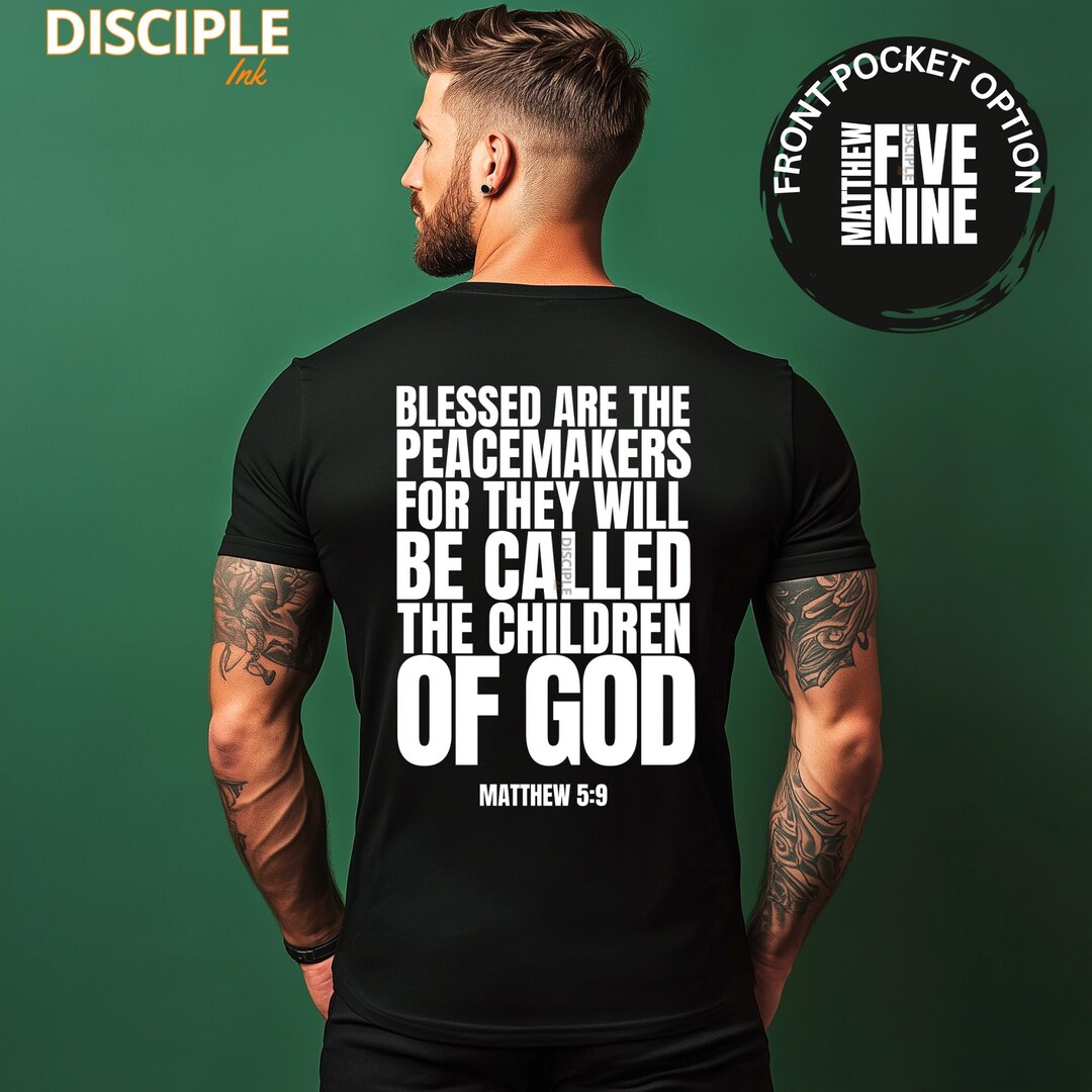Christian Png | Matthew 5:9 Peacemaker PNG | Blessed Are the ...