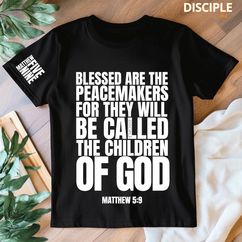 Christian Png | Matthew 5:9 Peacemaker PNG | Blessed Are the ...