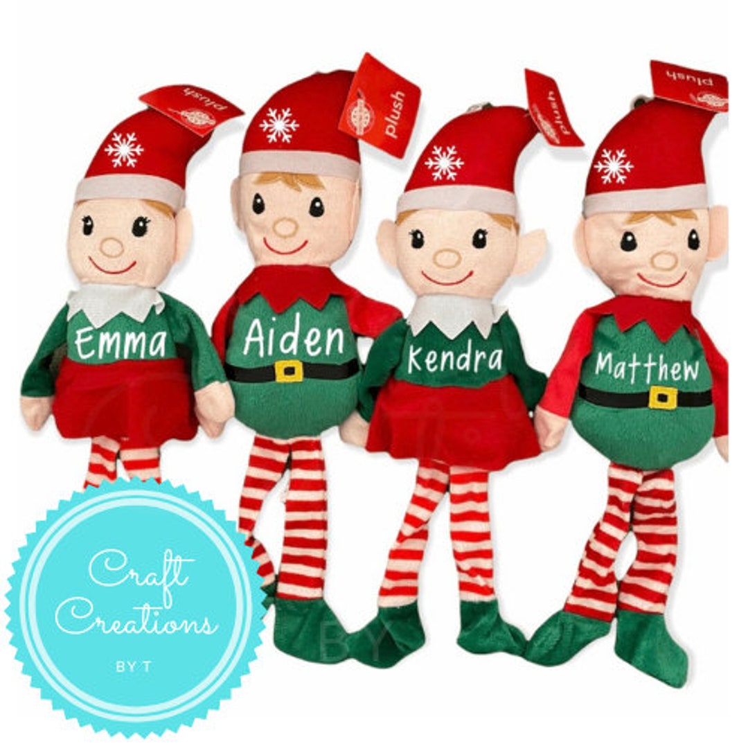Personalized Christmas Elf, 14.5 Inch, Personalized With Name, Elf ...
