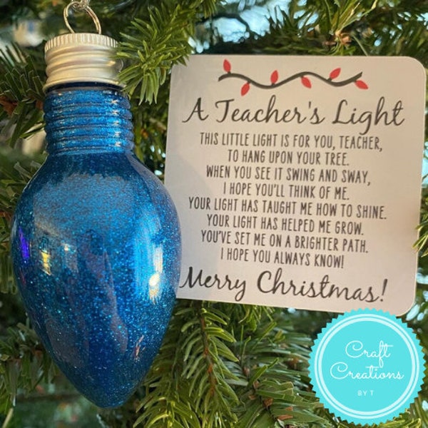 Light Bulb Ornament - Etsy