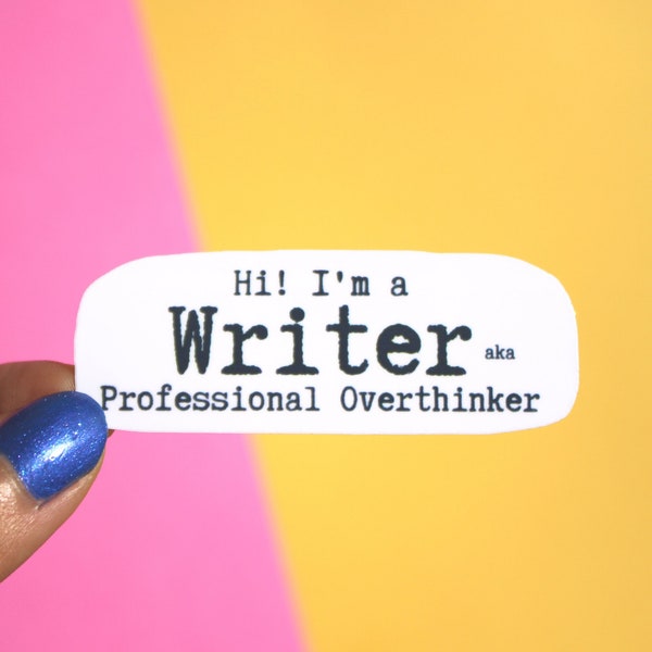 Writer Stickers - Etsy