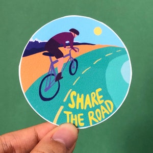 Share the Road Sticker Laptop Decal Car Bumper Sticker - Etsy