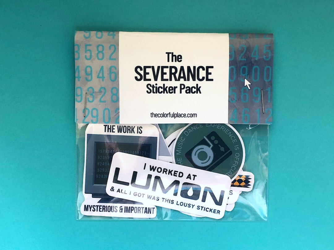 Severance Sticker Pack Apple TV Sci Fi Lover Gifts TV - Etsy