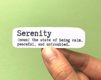 Serenity Definition - Etsy
