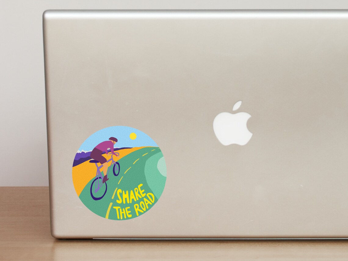 Share the Road Sticker Laptop Decal Car Bumper Sticker - Etsy