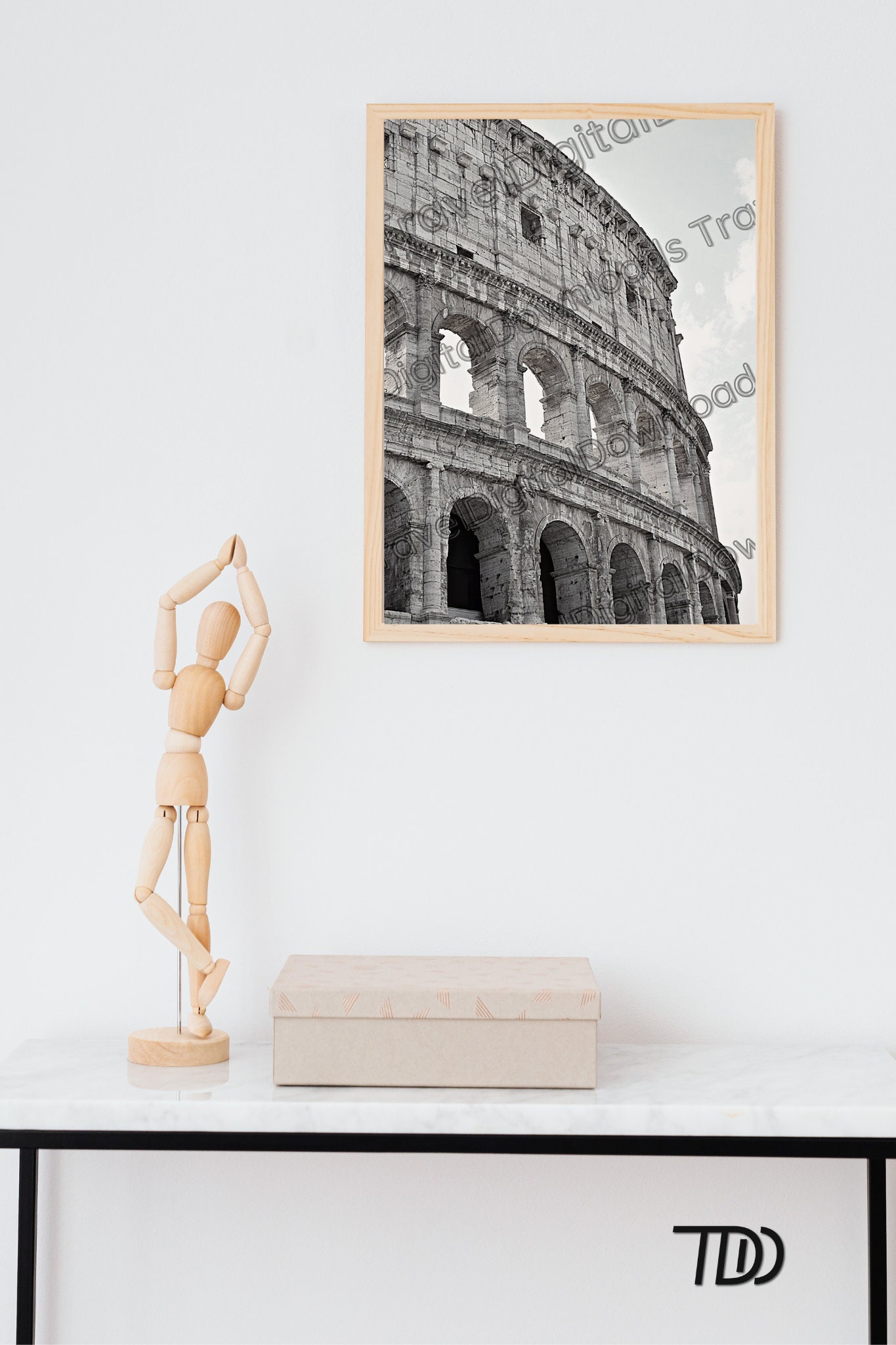 Colosseum Picture Print Rome Poster Color & Black and White Rome Style ...