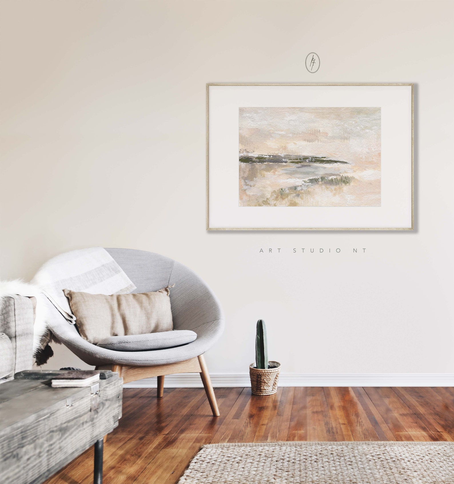 Abstract Landscape Wall Art, Printable Abstract Art,landscape Painting ...