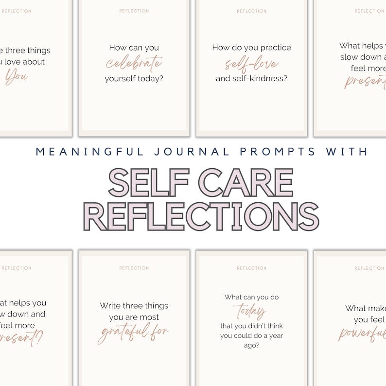 Self Care Card Deck, Affirmation Quotes, Journal Prompts, Manifesting ...