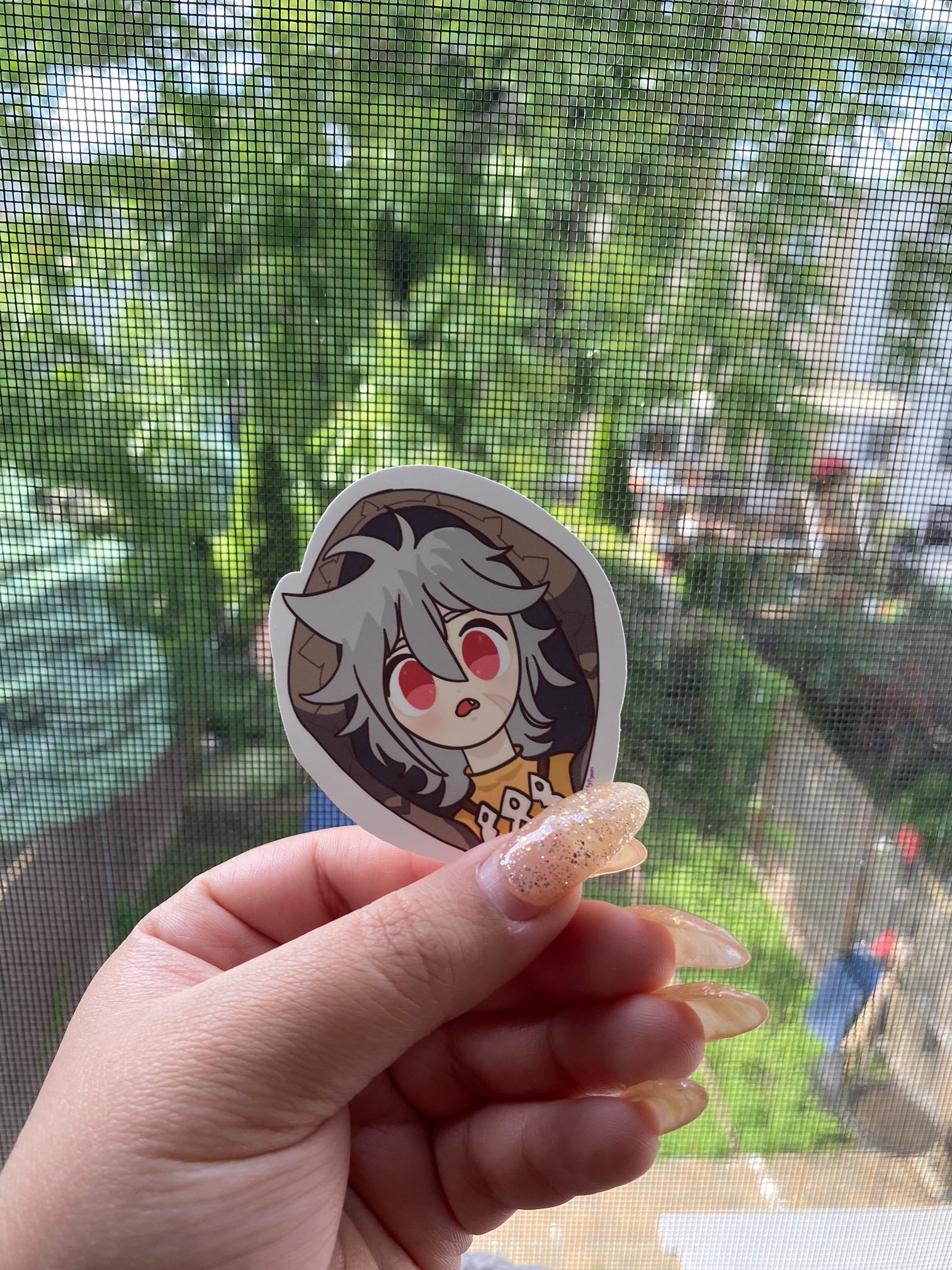 Genshin Impact Razor Sticker - Etsy