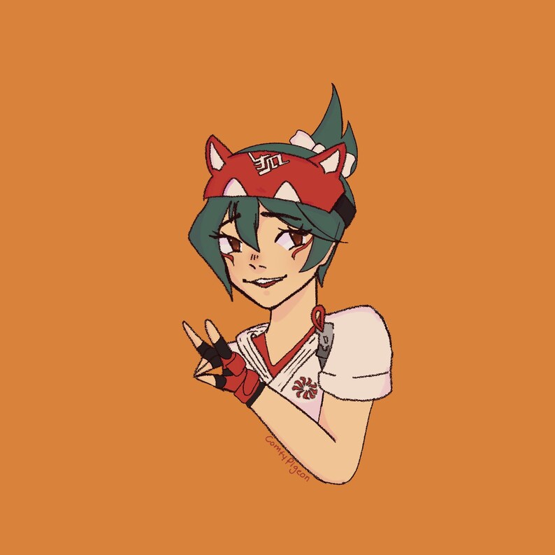 Overwatch Kiriko Sticker - Etsy