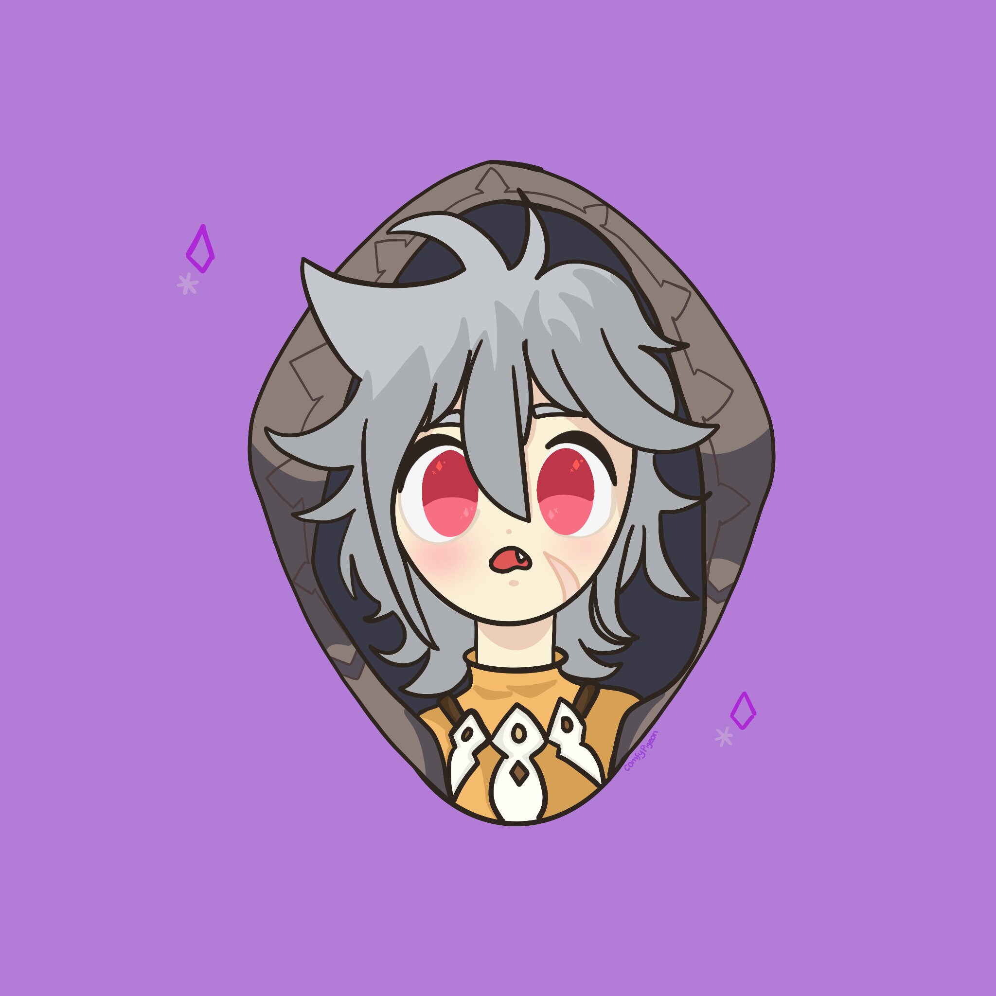 Genshin Impact Razor Sticker - Etsy