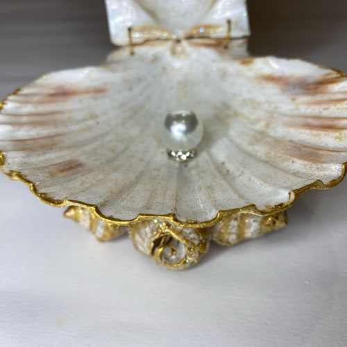Handmade Engagement Seashell Ring Box - Etsy