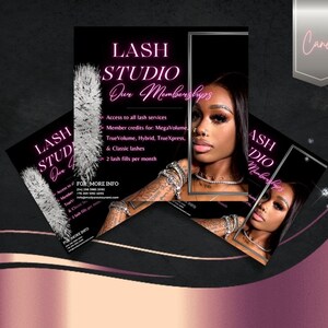3 Lash Tech Flyers, Lash Extension Services Lash Tech Template Makeup ...