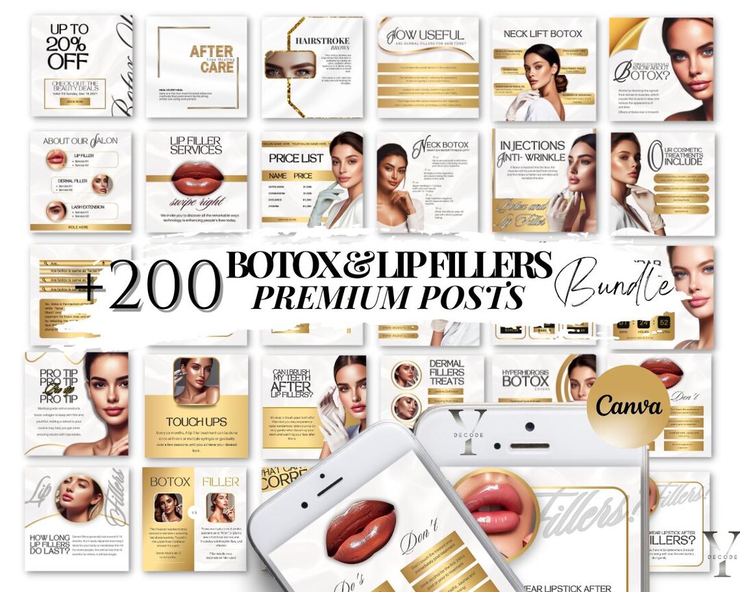 Botox and Filler Instagram Post Nurse Injector Instagram Spa Template ...