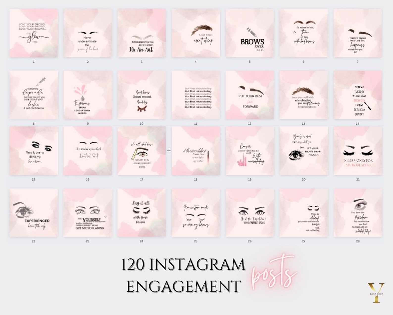 Brows Microblading Instagram Quotes Microblading PMU Eyebrow Tattoo ...