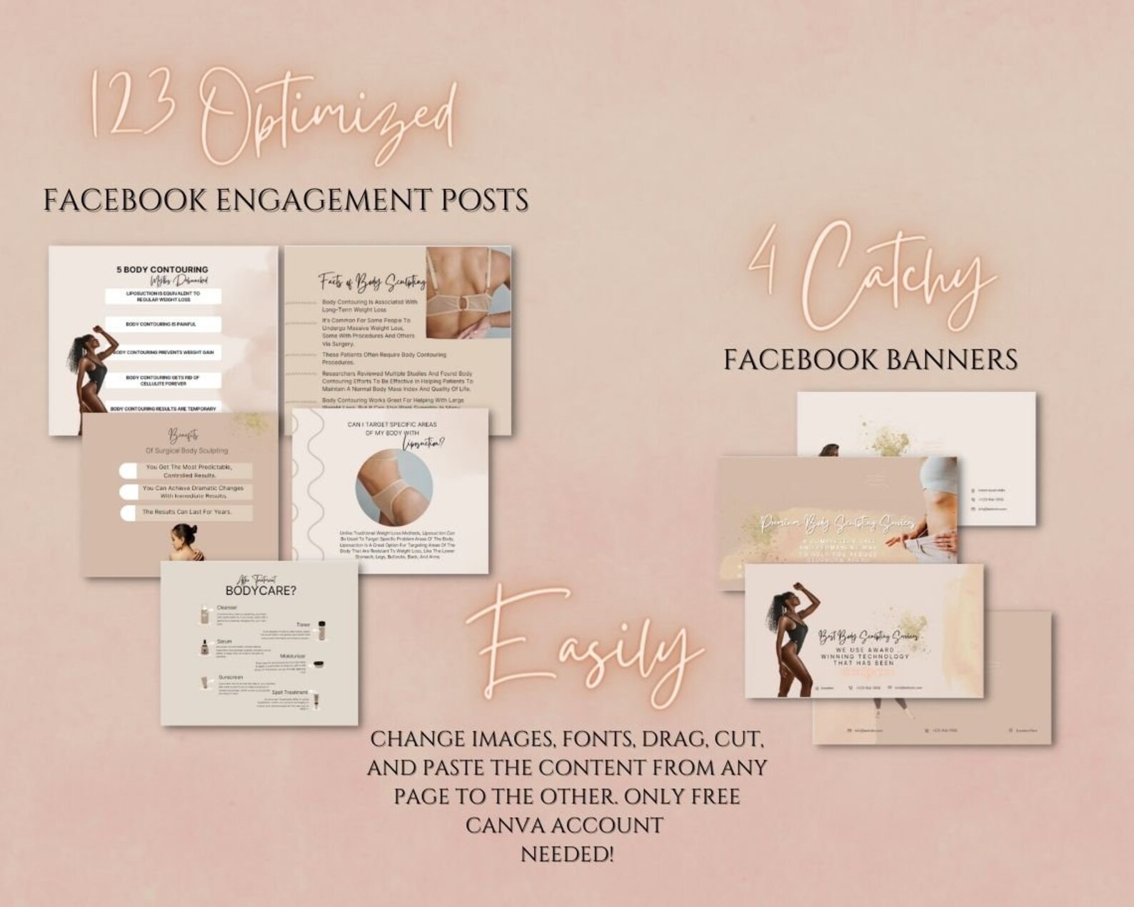 Body Sculpting Instagram Post Templates Body Contouring Instagram Post ...