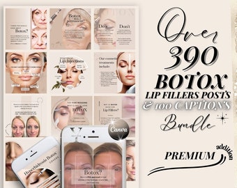 Botox and Filler Instagram Post Dermal Fillers Esthetician - Etsy