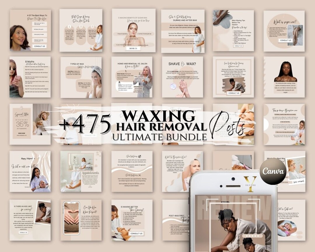 Waxing Instagram Post Hair Removal Body Waxing Skincare Social Media ...