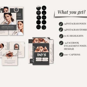 Brows Microblading Instagram Template Microblading Eyebrow Tattoo ...