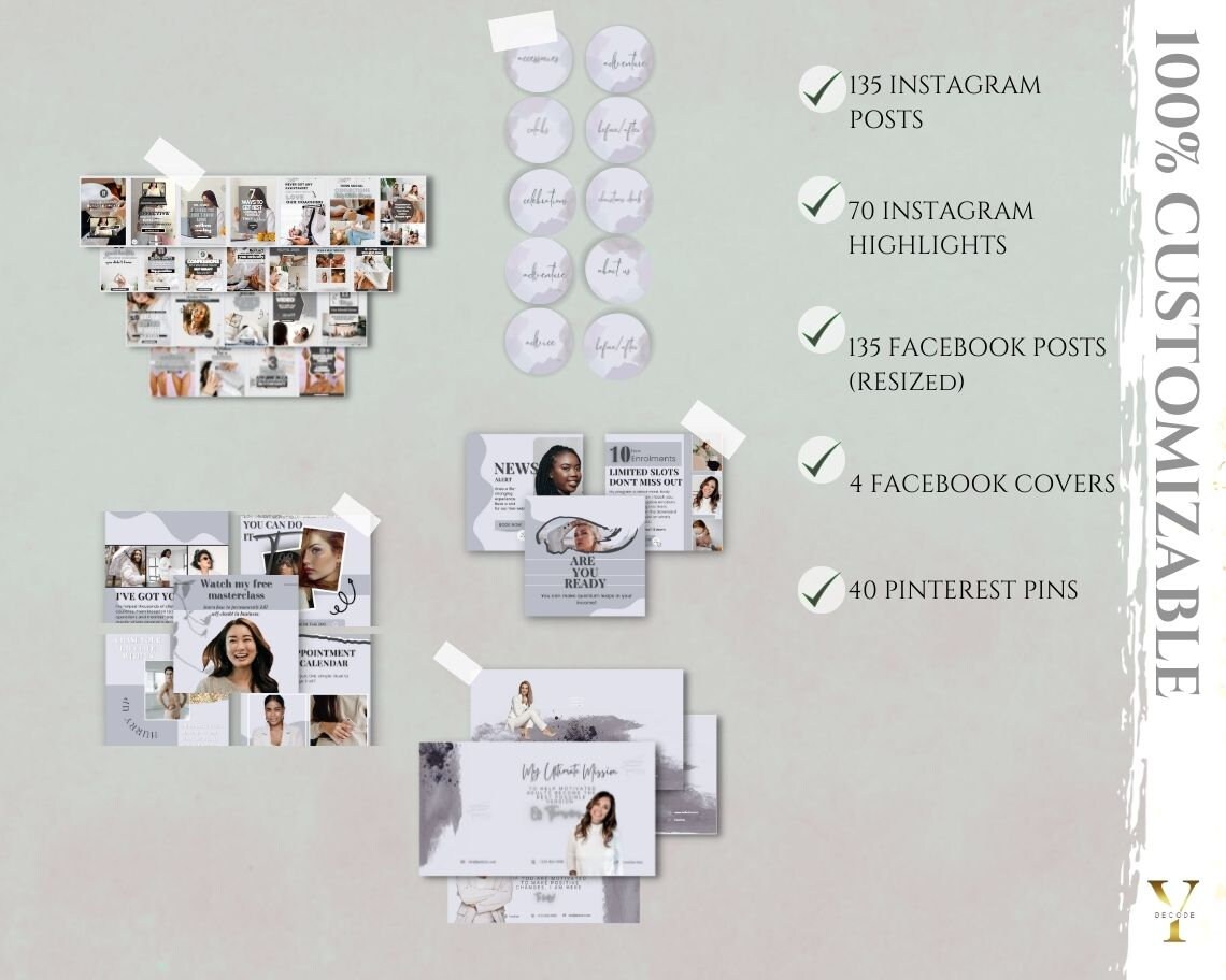 Coaching Instagram Templates Coaching Templates Ig Templates - Etsy