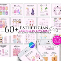 ESTHETICIAN Tools for Extractions Illustration Pack - Etsy