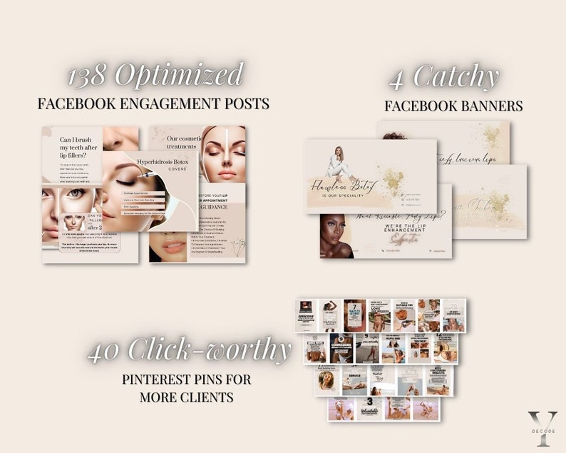 Botox Lip Filler Instagram Post Social Media Lip Filler Botox Template ...