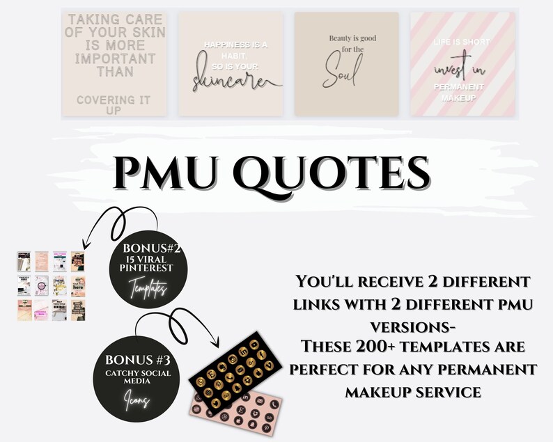 Permanent Makeup Instagram Post Pmu Instagram Template Lash - Etsy