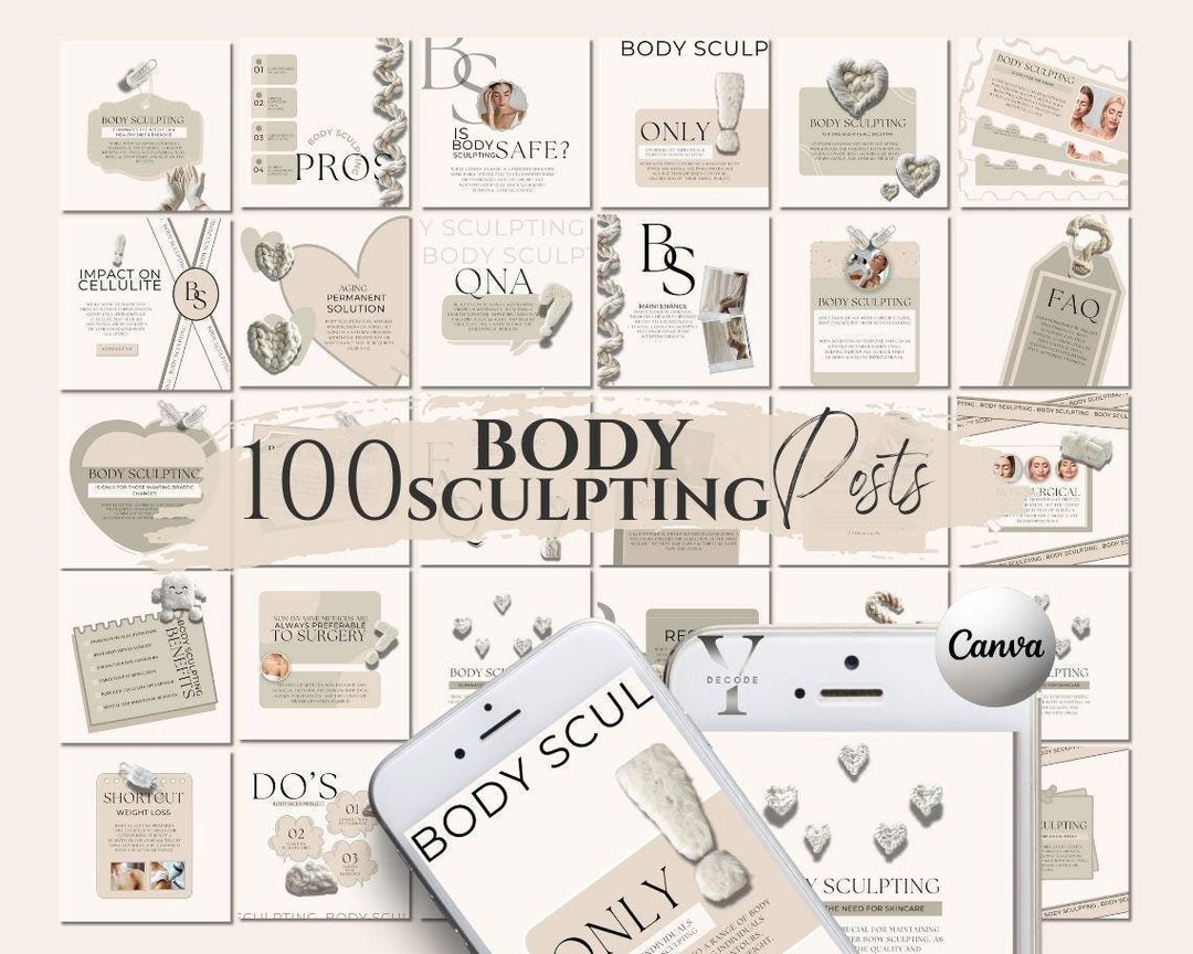 Body Sculpting Instagram Template Body Contouring Body Sculpting ...