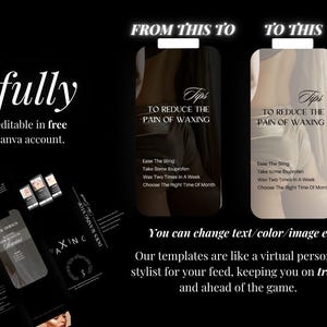 Waxing Template Waxing Instagram Template Waxing Post Flyer Hair ...