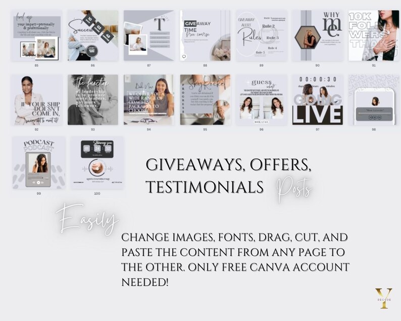 Coaching Instagram Templates Coaching Templates Ig Templates - Etsy