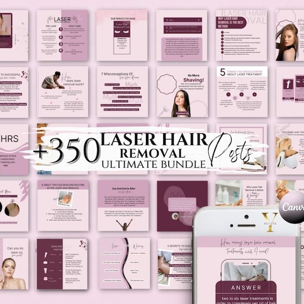 Laser Hair Removal Poster - Etsy