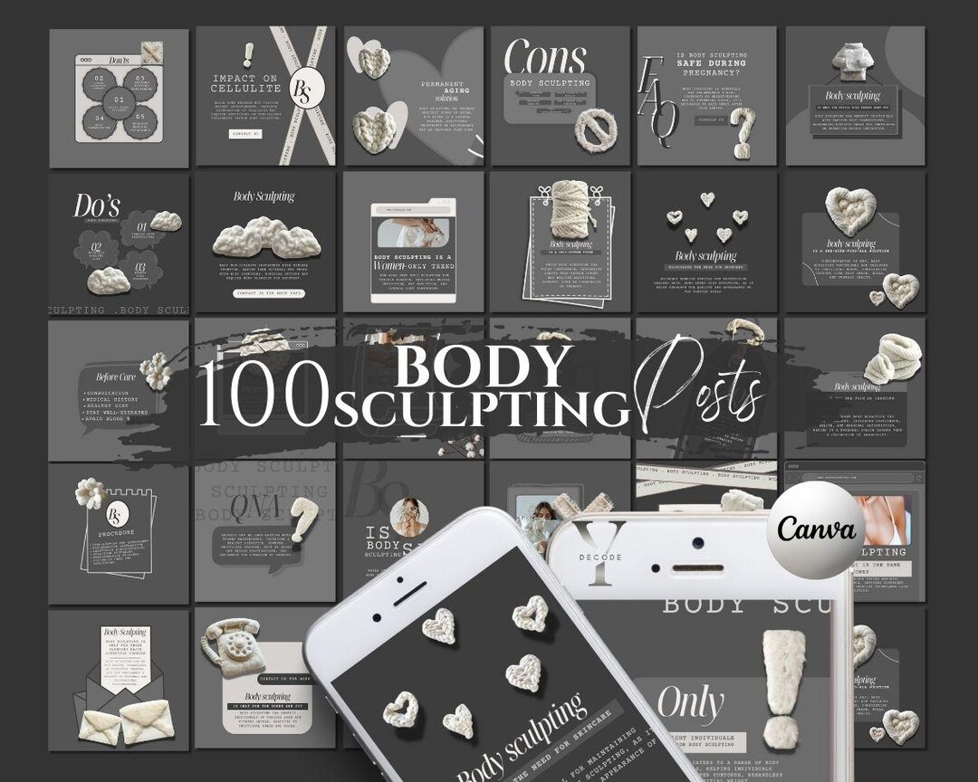 Body Sculpting Instagram Post Template Body Contouring Instagram ...