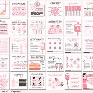 IV Therapy Template Instagram IV Hydration Social Media Template Iv ...