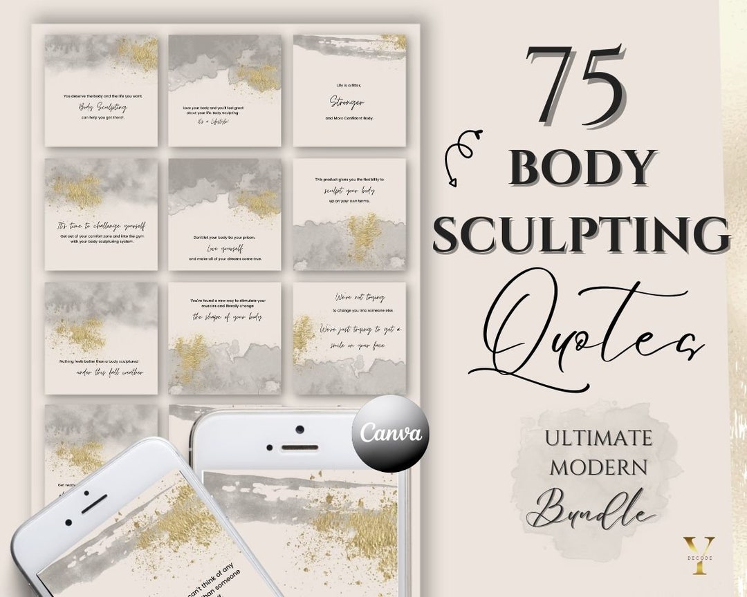 Body Sculpting Instagram Post Template Quotes Body Contouring Instagram ...