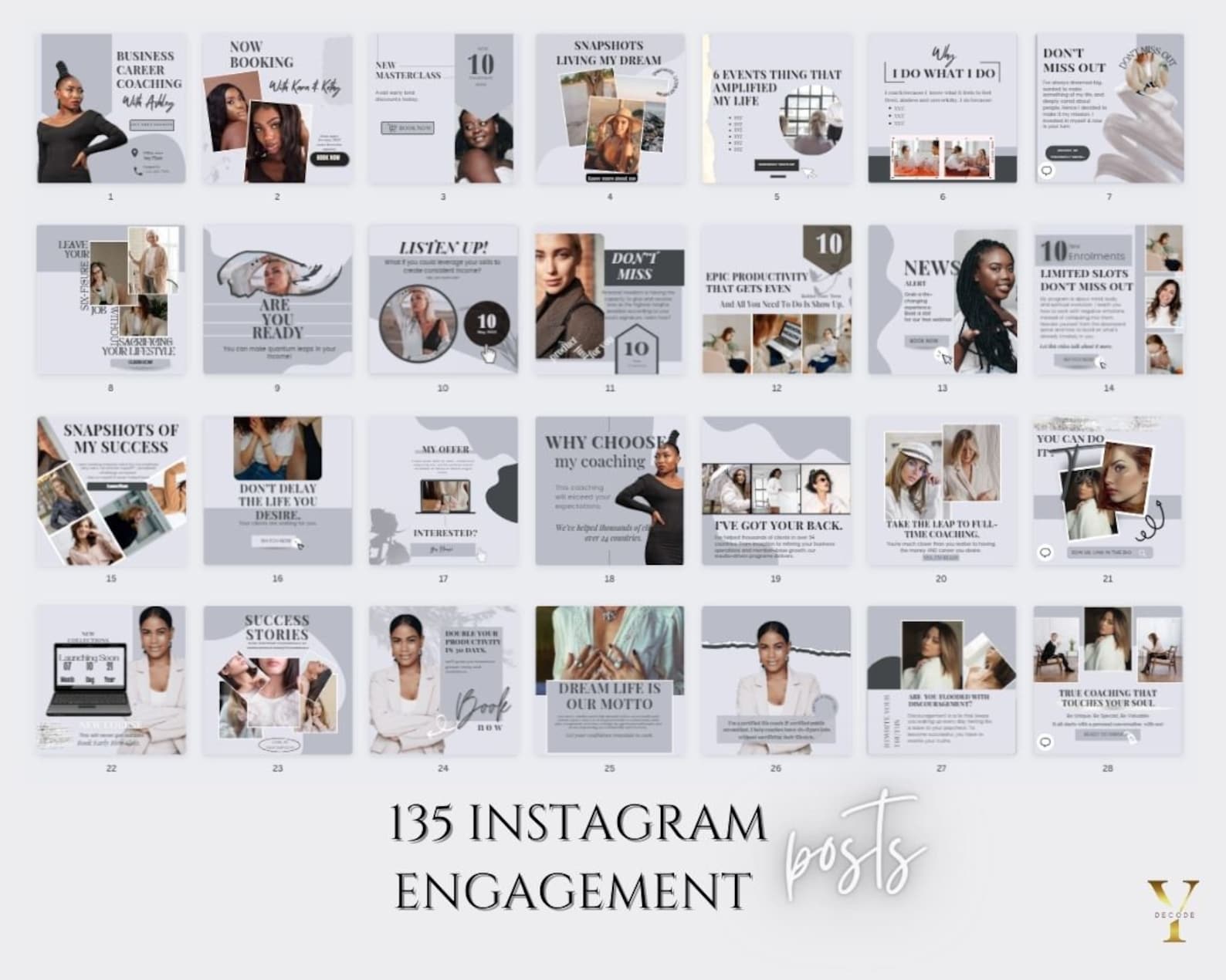 Coaching Instagram Templates Coaching Templates Ig Templates - Etsy
