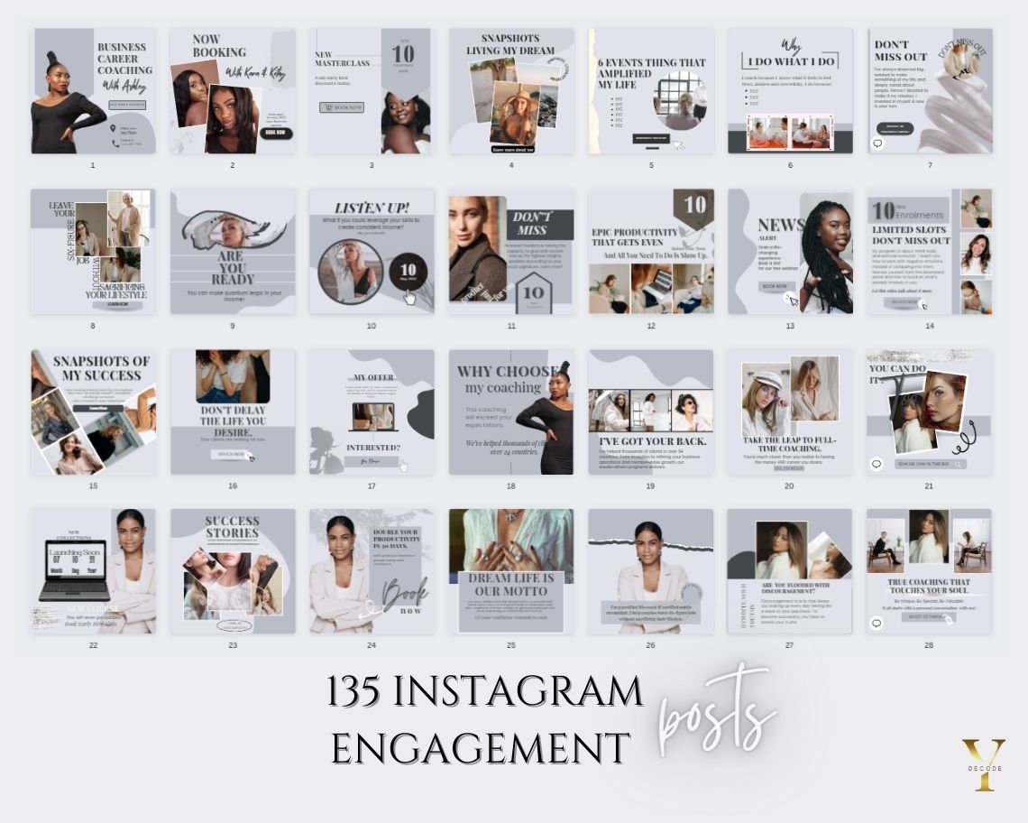 Coaching Instagram Templates Coaching Templates Ig Templates - Etsy
