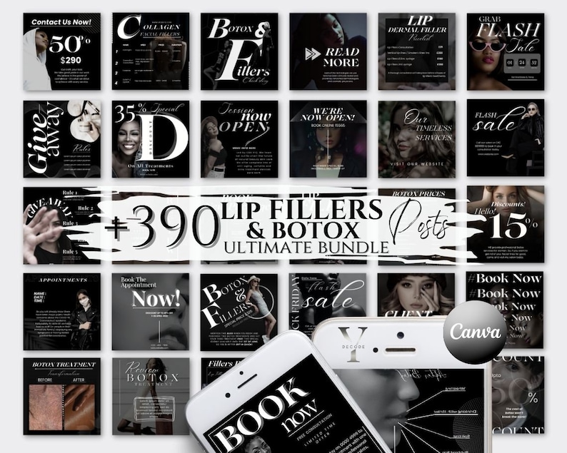 Botox and Filler Instagram Posts Social Media Lip Filler Botox ...